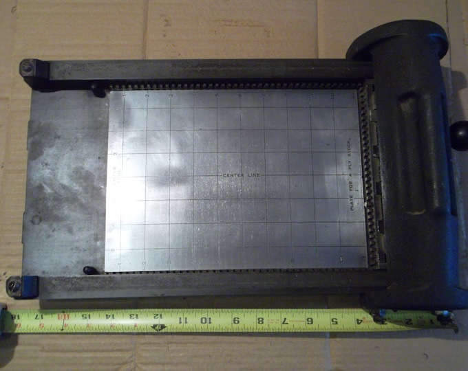 Very Rare Letterpress Printing Showcard Machine Company 6"x10" Mini ...