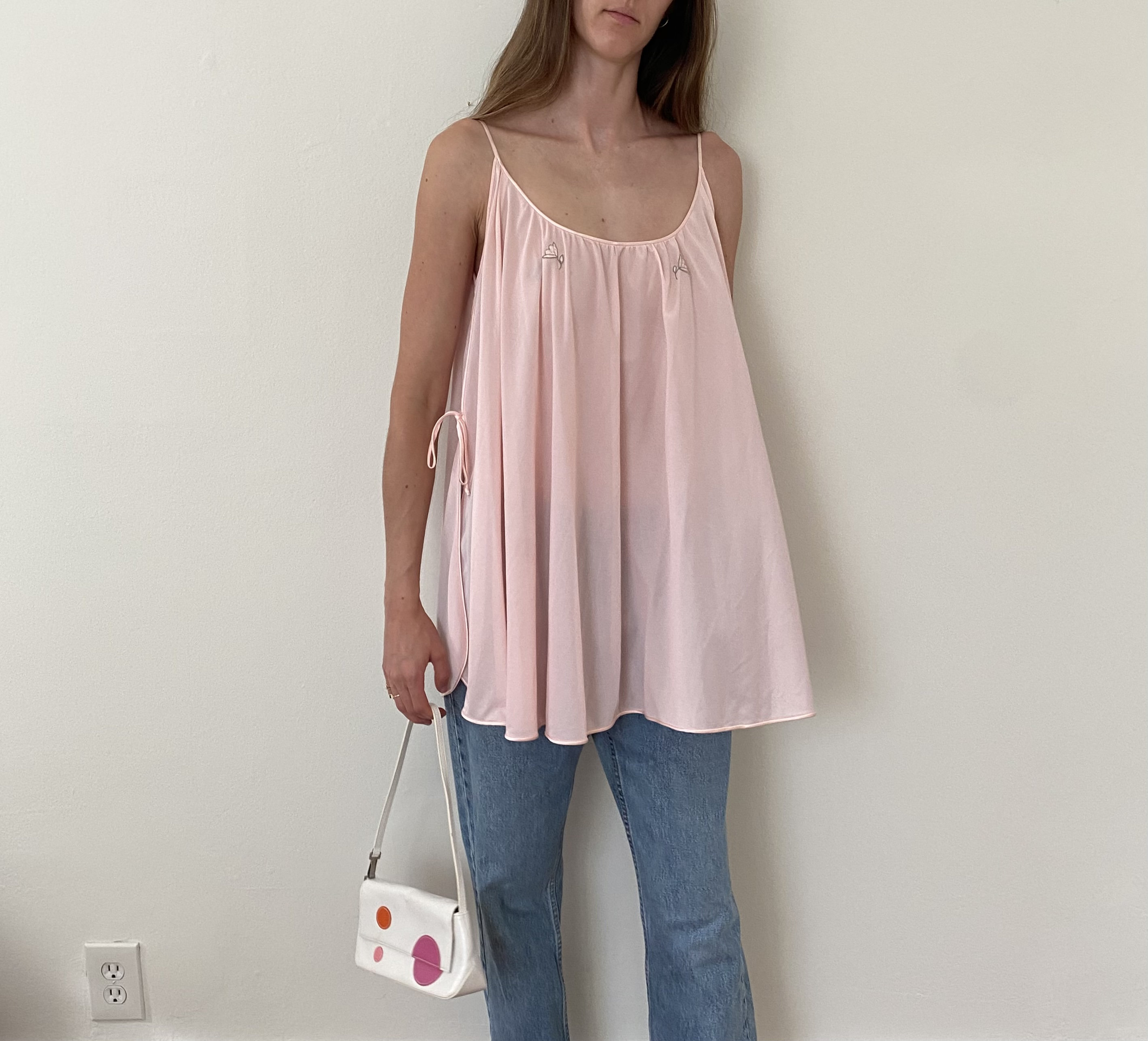 Vintage 60s Sheer Slip Claire Sandra by Lucie Ann Beverly Hills S - Etsy