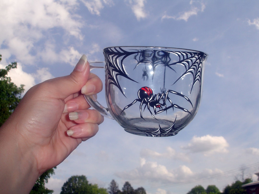 Black Widow/ Spider Coffee Mug - Etsy