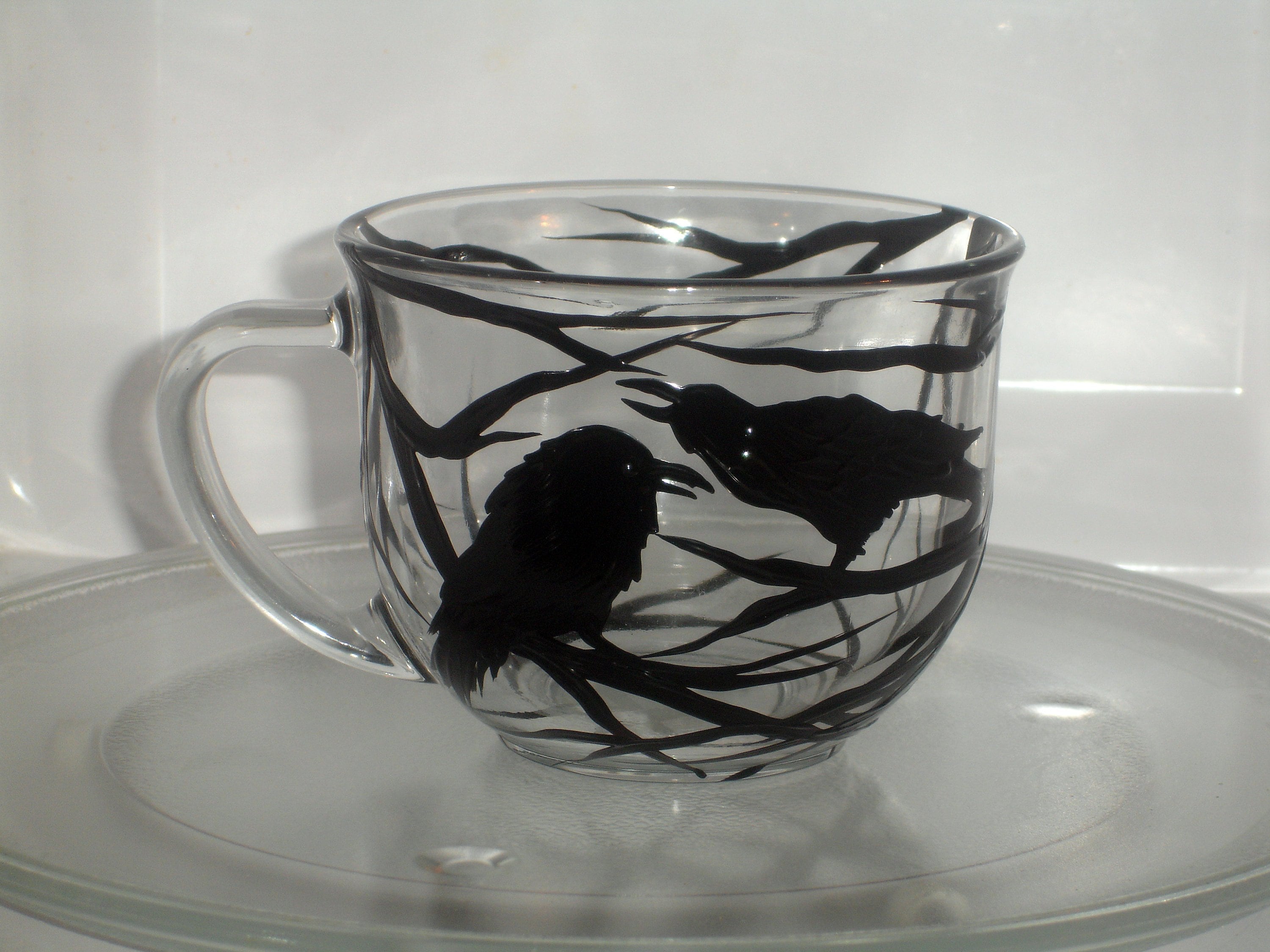 Raven coffee mug | Etsy