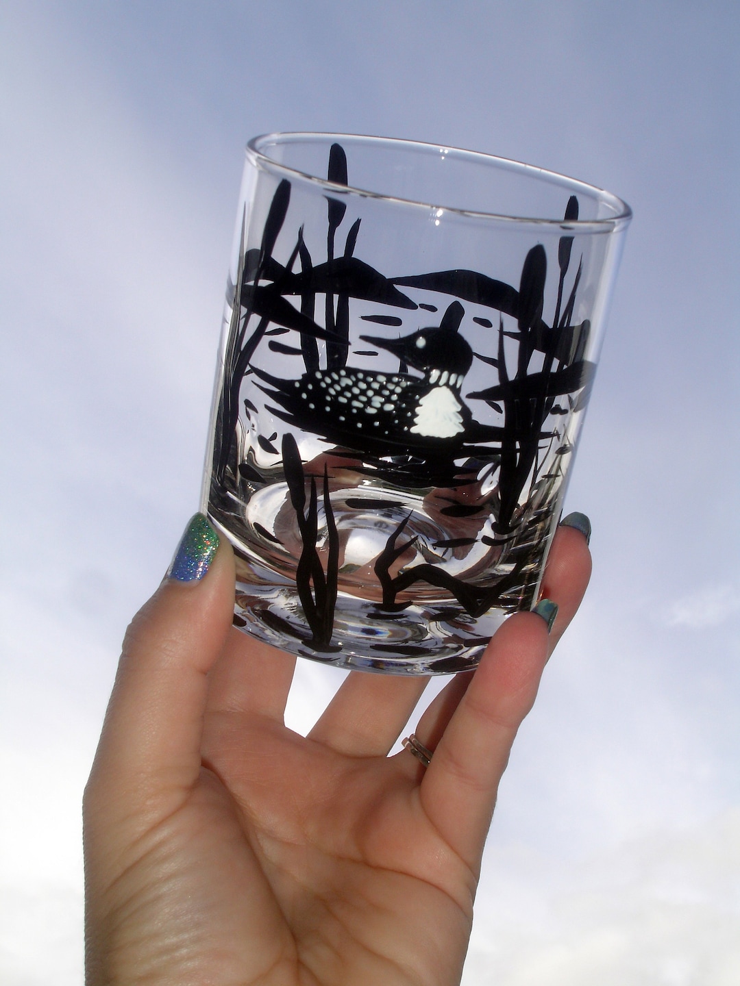 Loon Juice Whiskey Glass - Etsy