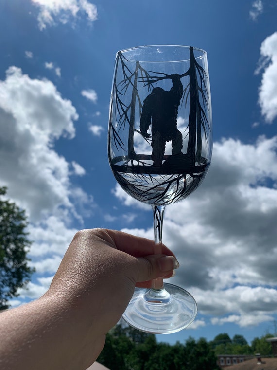 Wine Glass Reflection Photography