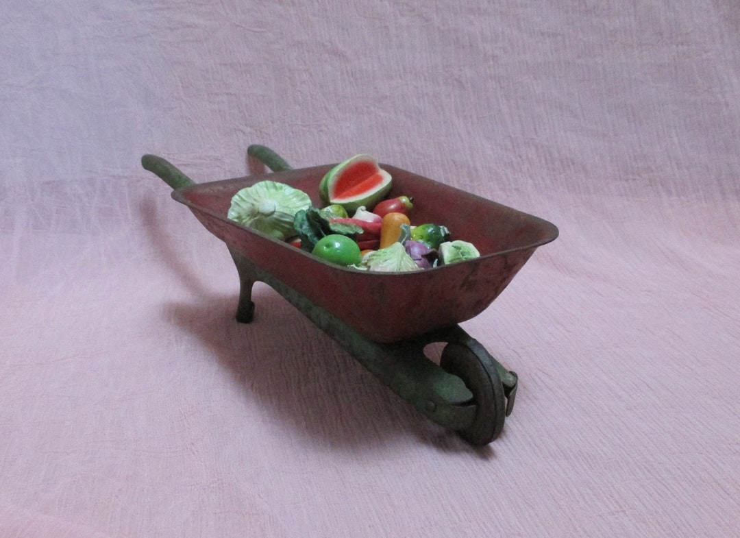 Antique Mini Wheelbarrow - Etsy