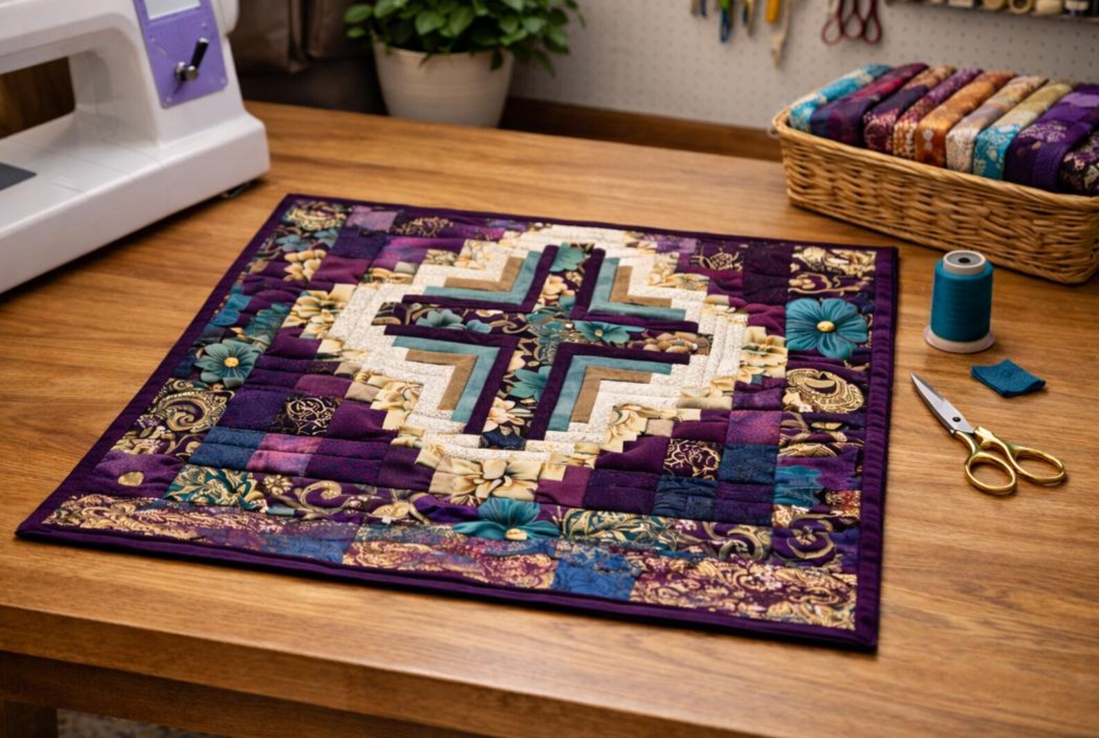 Cross of Hope 2998d-cross Quilt Pattern Printed Paper | Christian Faith ...