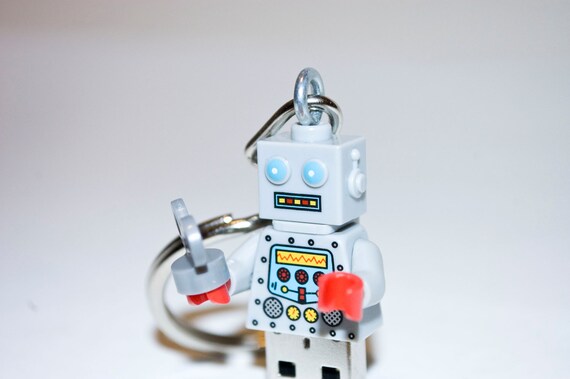 512GB Clockwork Robot USB Flash Drive With Key Chain - Etsy