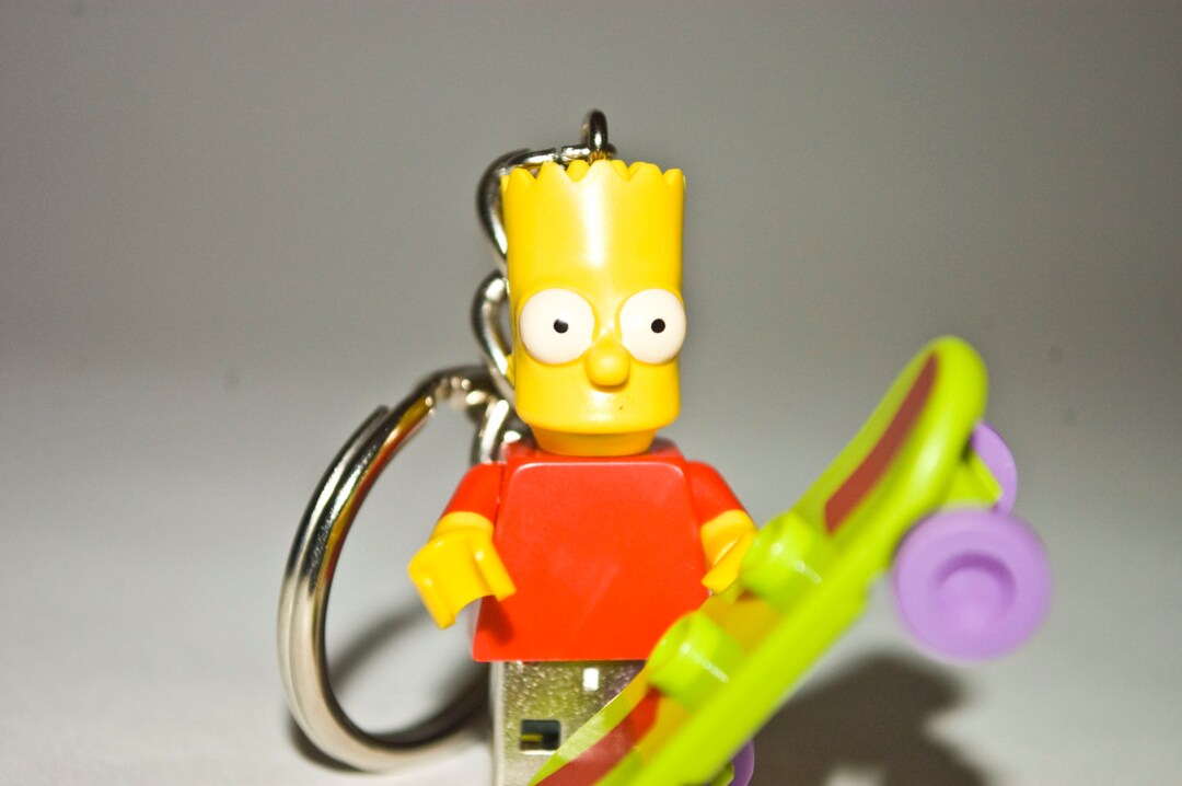 512GB Bart Simpson USB Flash Drive With Key Chain - Etsy
