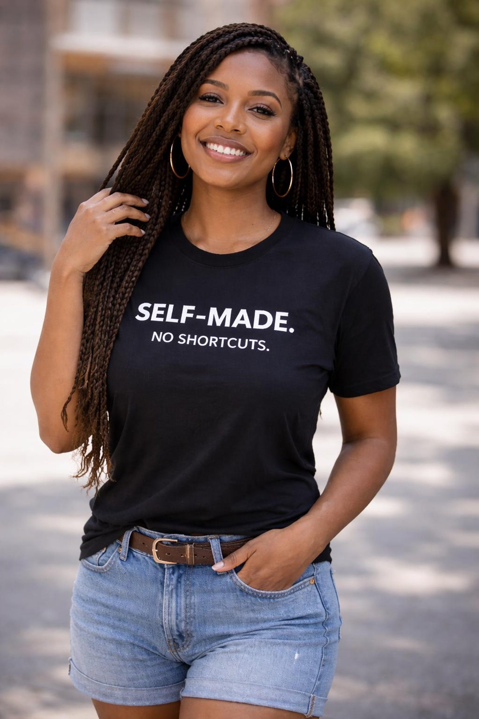 Women Empowerment T-shirt| Self-made Women Tee| Minimal Black Graphic ...