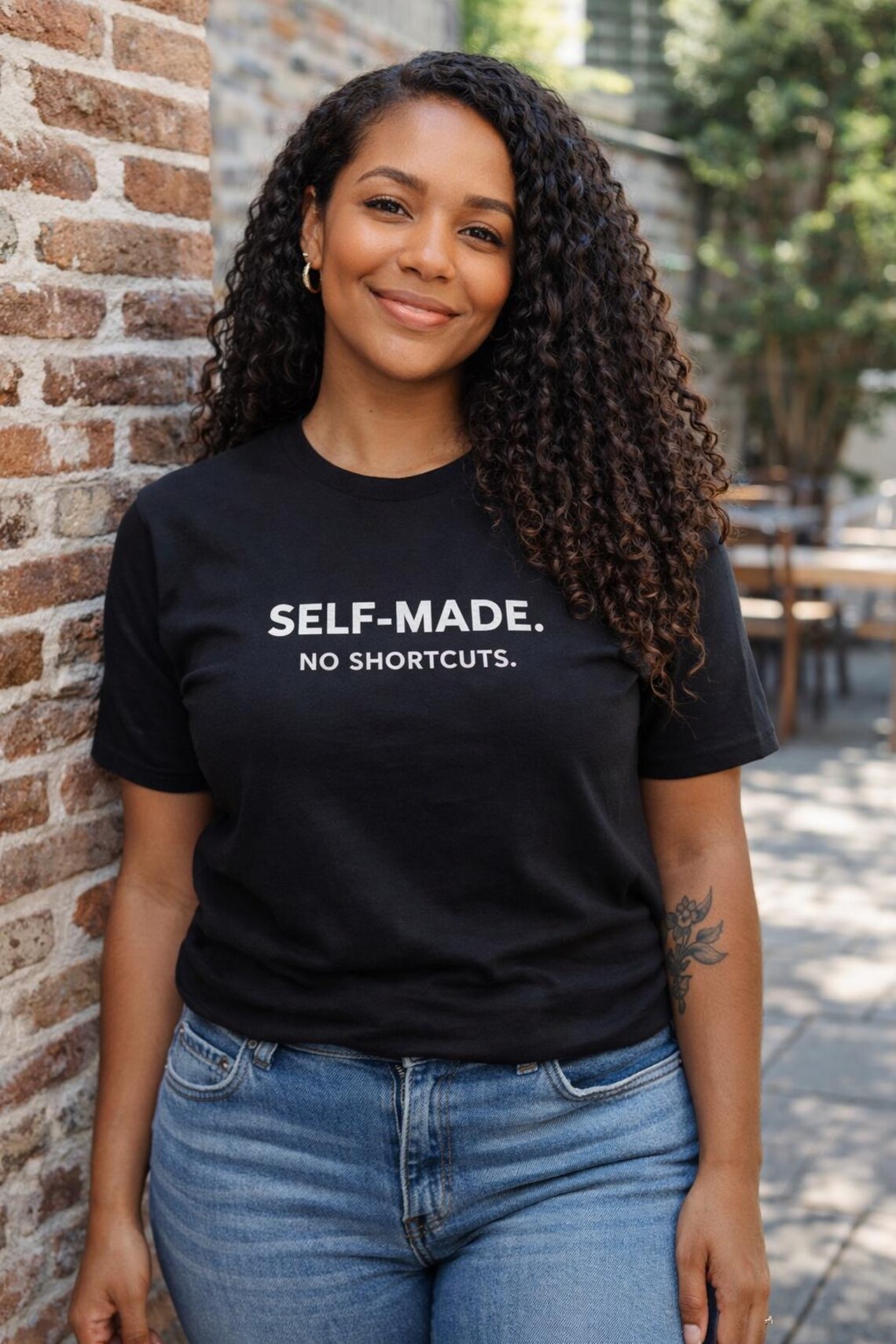 Women Empowerment T-shirt| Self-made Women Tee| Minimal Black Graphic ...
