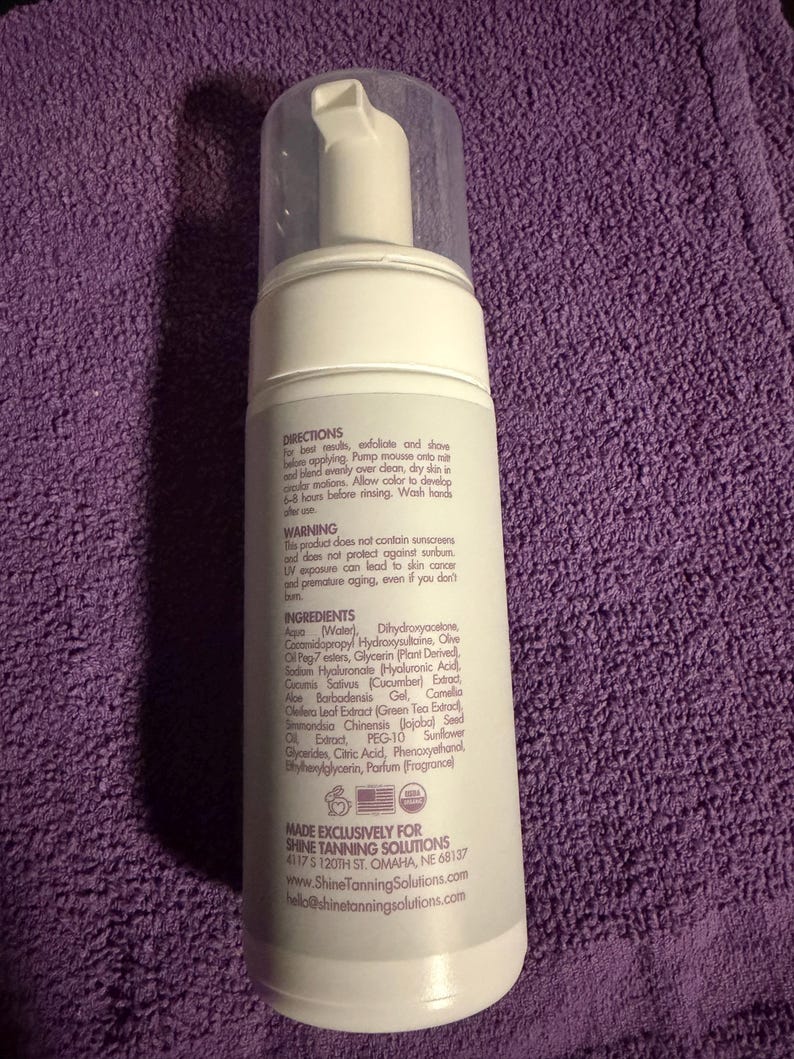 Clear Tanning Mousse - Etsy