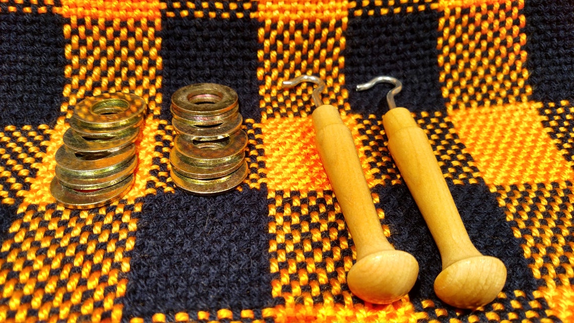 Warp Thread Weights / Selvedge Weights (set of 2) Weaving Loom Yarn ...