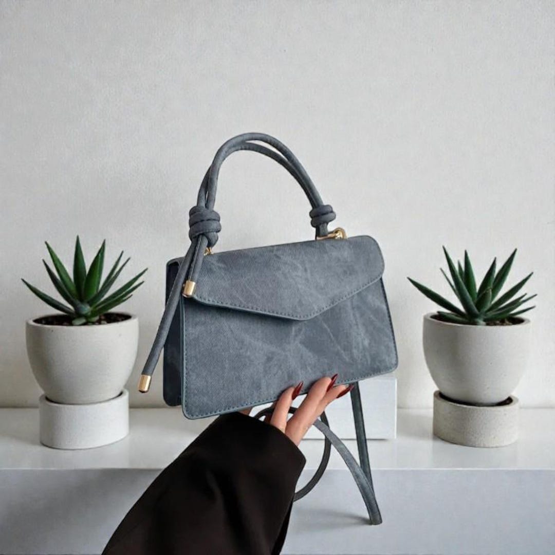 Luxury Mini Crossbody Bag – Small Square Flap Purse for Women, Elegant ...