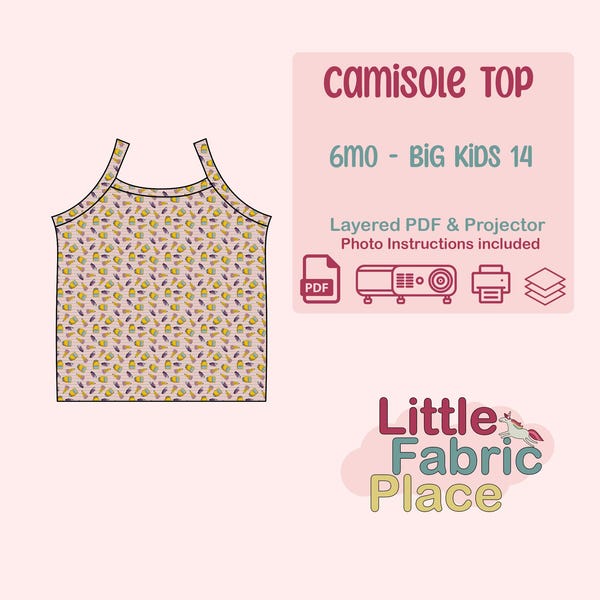 Camisole Pattern - Etsy