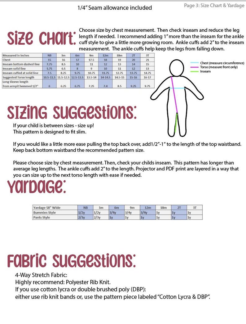 Hug Me Romper PDF Print Digital and Projector Sewing Pattern | Babies ...