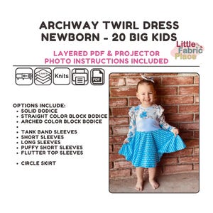 Archway Twirl Color Block Dress Babies Kids Toddlers Teens PDF and ...
