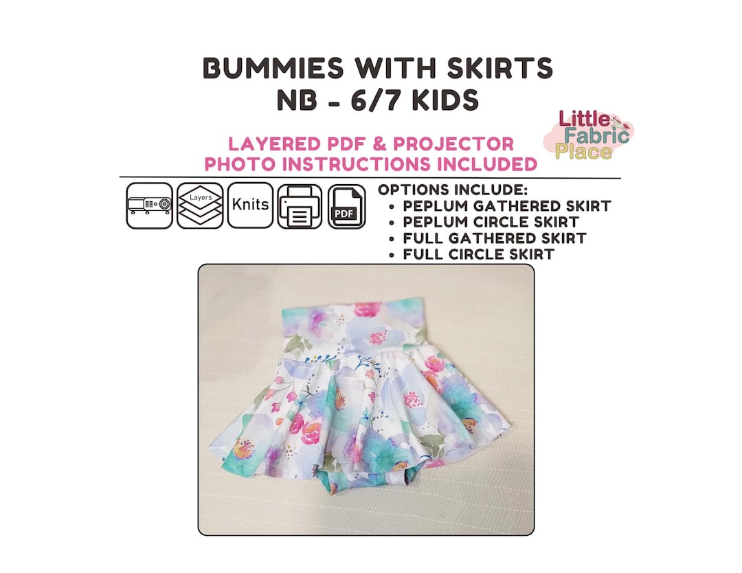 Bummies and Skirted Bummies for Babies & Toddlers NB-6/7 Kids PDF ...