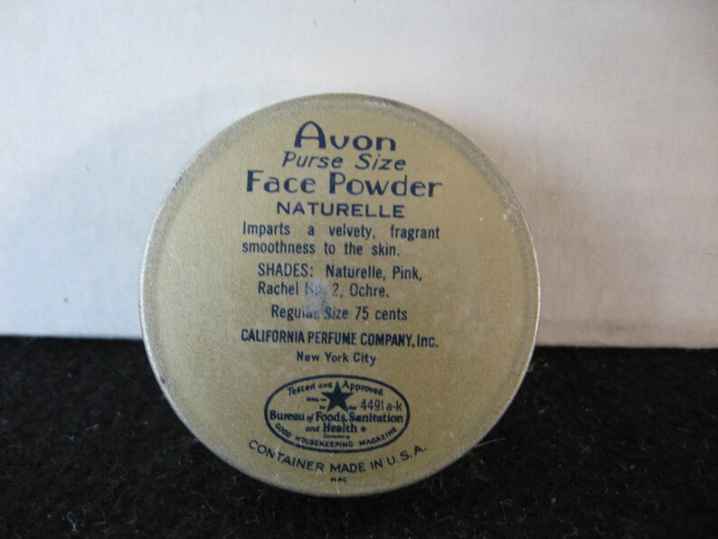 Vintage Avon Face Powder Tin Purse Sized Sample Size Tin - Etsy