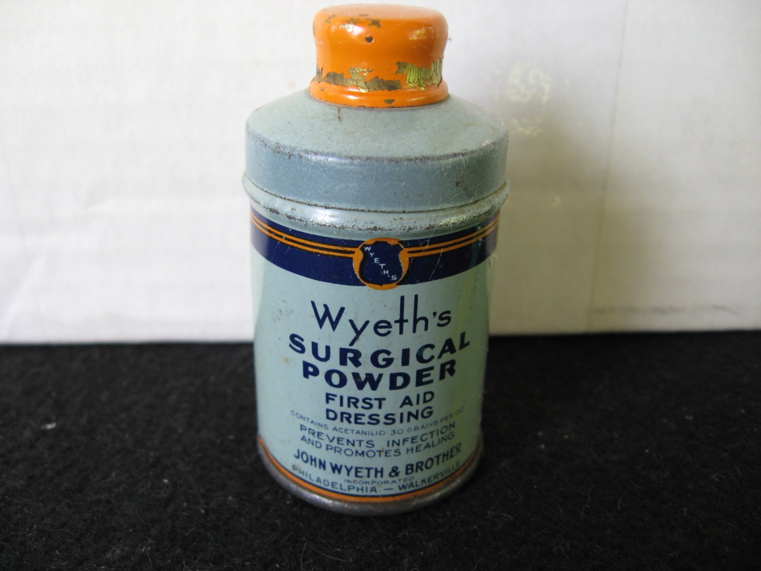 Vintage Wyeth's Surgical Powder Tin Physician's | Etsy