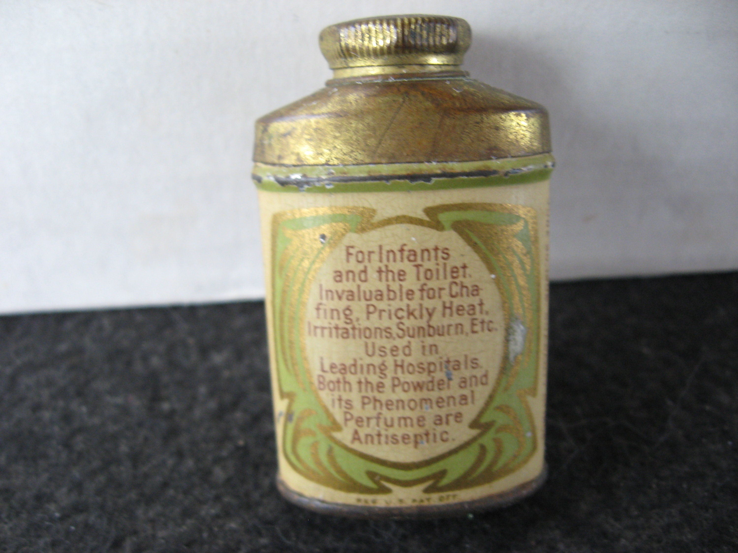 Vintage Colgate Dactylis Talcum Polvo De Estaño MUESTRA DE - Etsy España