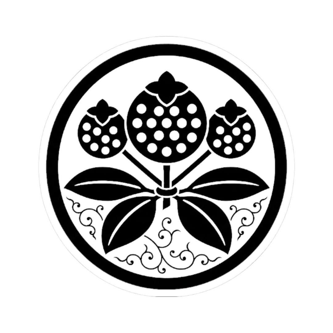 Oct 17 | Nerine Birth Flower Sticker | Japanese Kamon Crest | Birthday ...