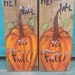Hey Yall Its Fall Pumpkin Painting on Reclaimed Wood Farmhouse - Etsy