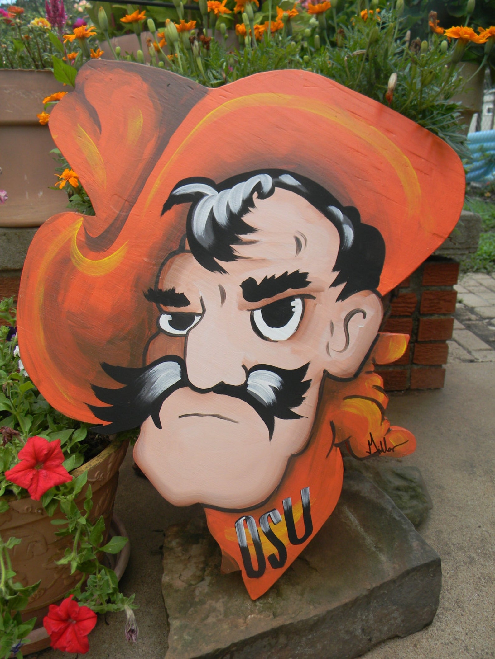 Pistol Pete of Oklahoma State University OSU Mascot Officially Licensed ...