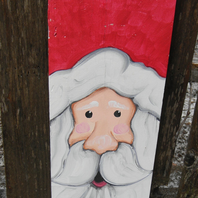 Pallet Santa - Etsy