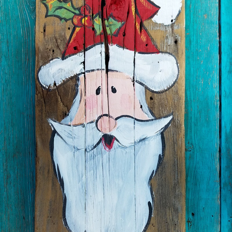 Pallet Santa - Etsy