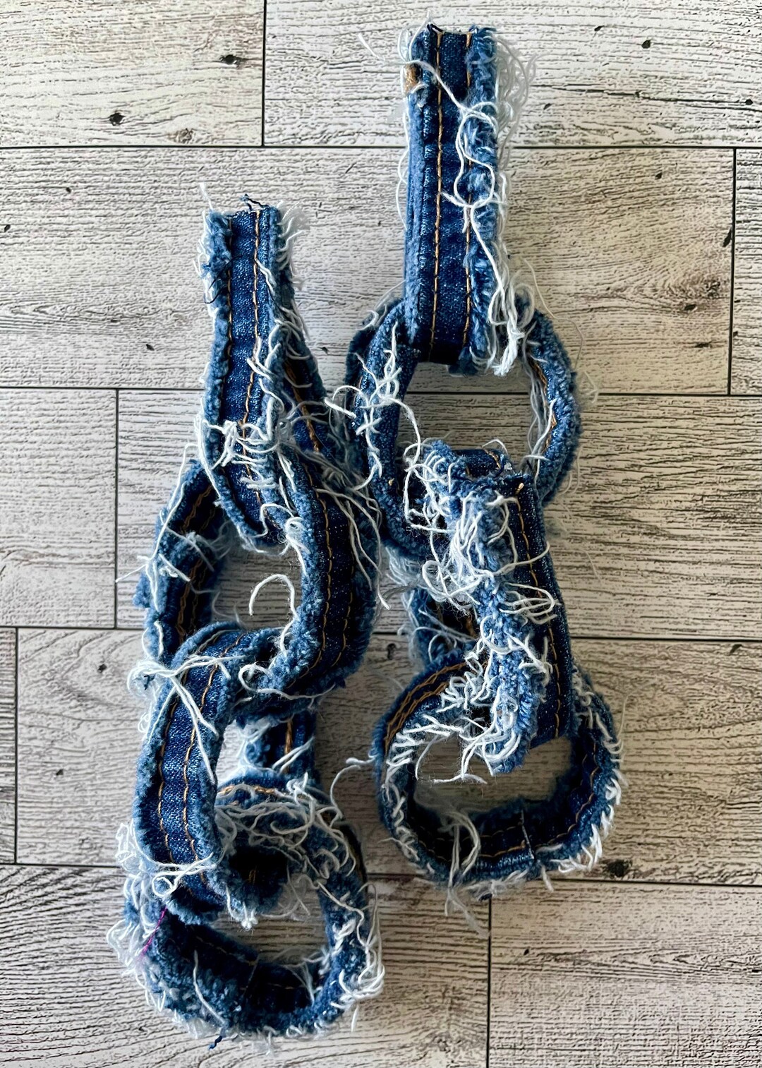 Denim Earrings, Denim Hoop Earrings, Denim Chain Earrings, Big Denim ...