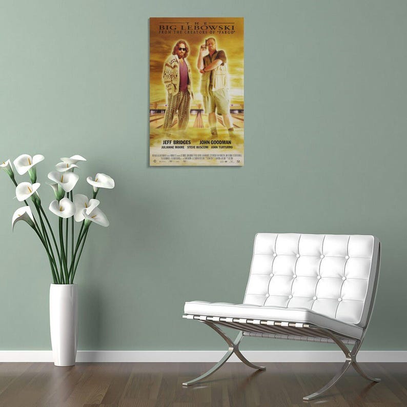 The Big Lebowski Movie Painting on Canvas Wall Art Poster Picture Print ...