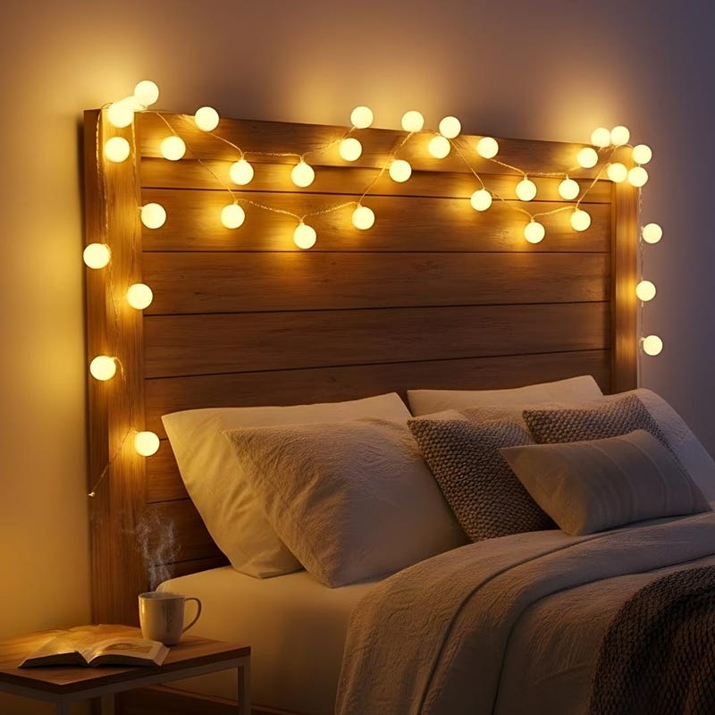 Solar string lights warm white - Etsy.de