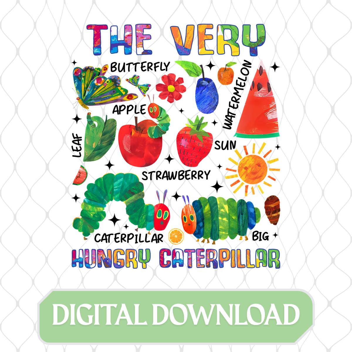 The Very Hungry Caterpillar Back to School, Teacher Back to School Png ...