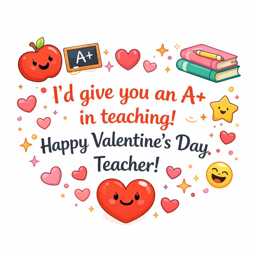 Valentine's Day Teacher Gift | Classroom Art - Etsy