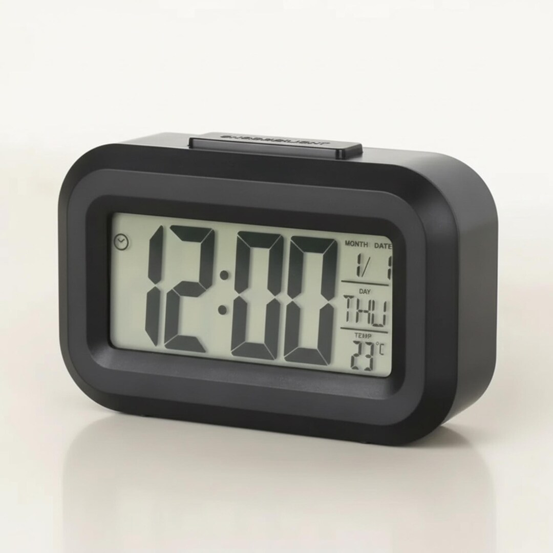 Mini Digital Alarm Clock Timer Silent Bedside Desk Kids Student ...