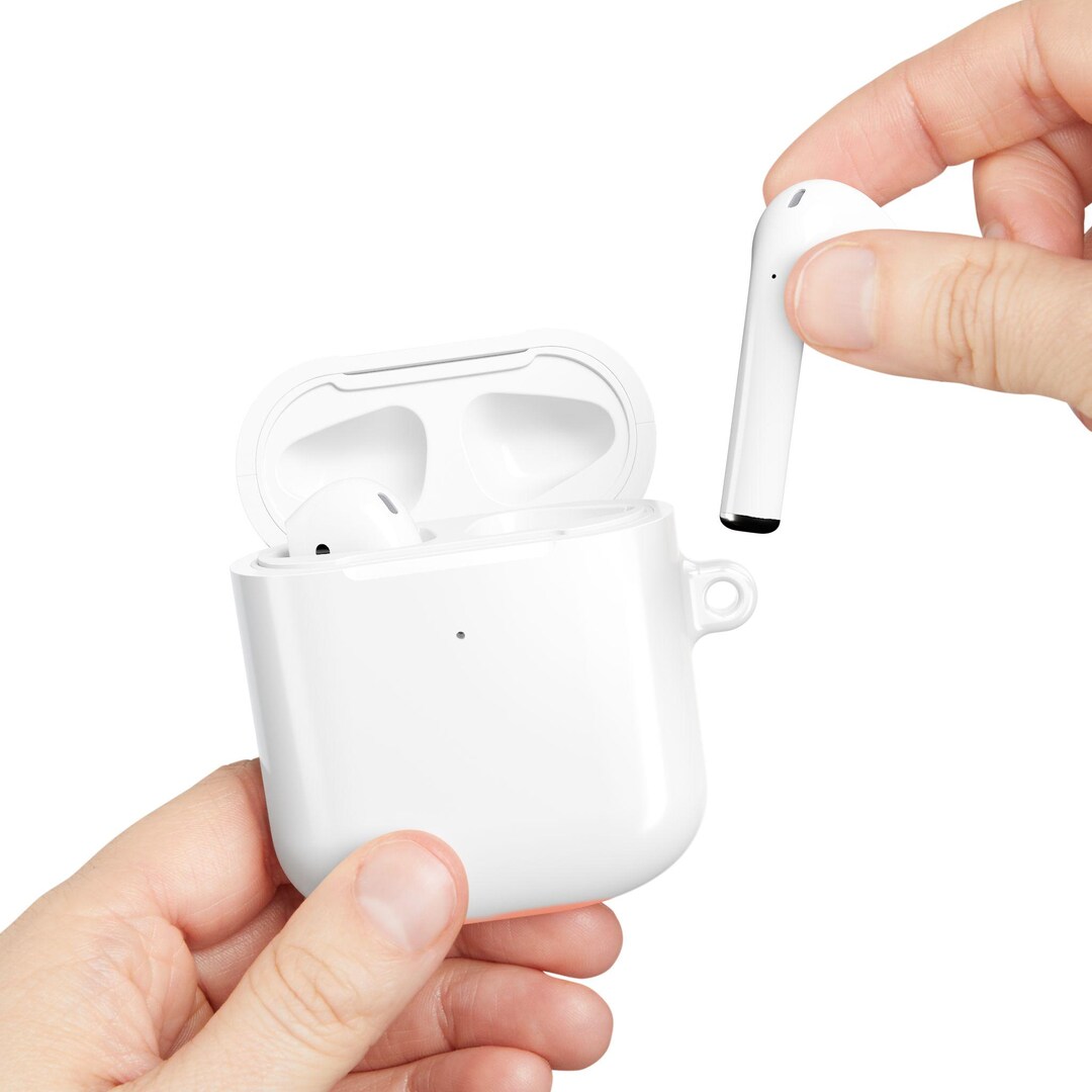 Minimal White AirPod Case | Protective Silicone Airpods Case - Etsy