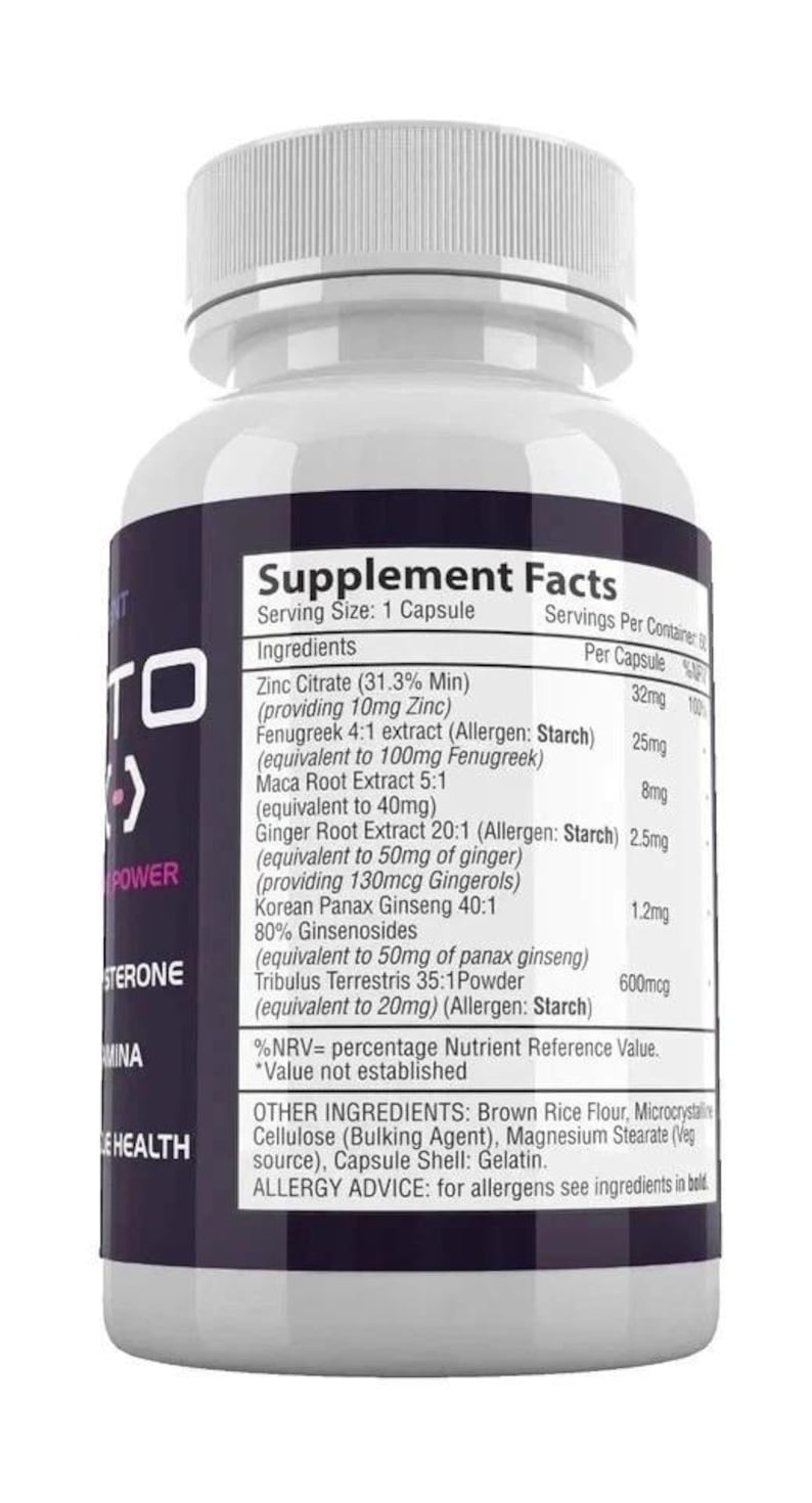 Testo Link Capsules for Men | Testosterone Support | Energy Stamina ...