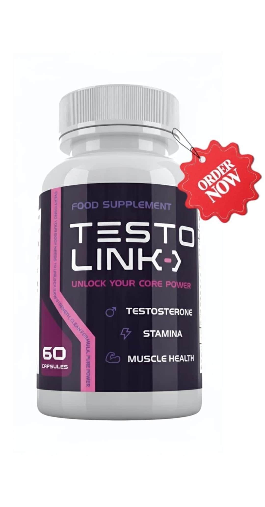 Testo Link Capsules for Men | Testosterone Support | Energy Stamina ...