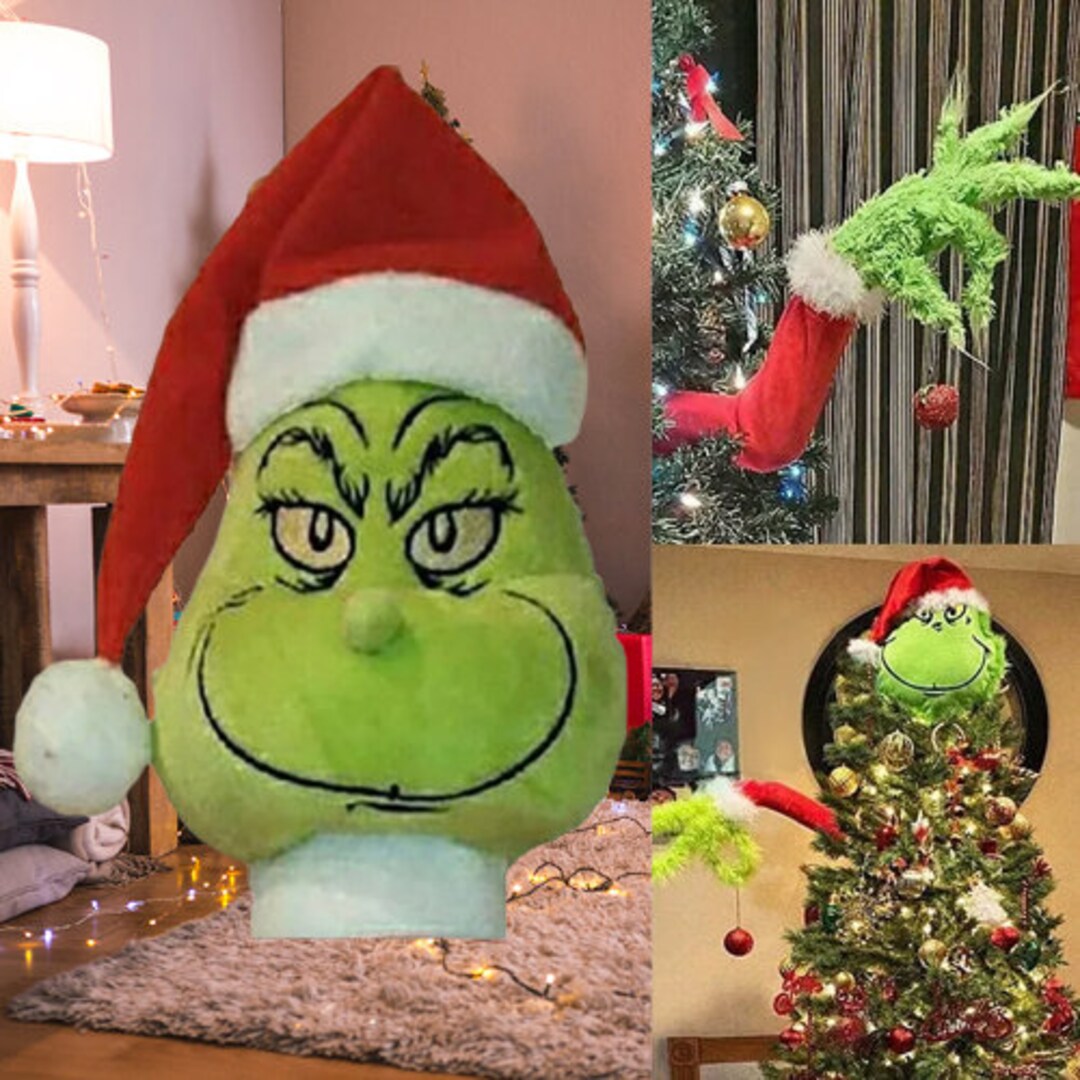 2023 Grinch Inspired Christmas Tree Legs Pick Green Monster - Etsy UK