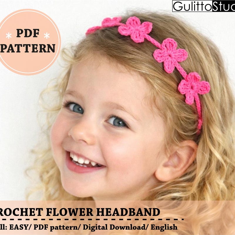 Flower Girl Headband - Etsy