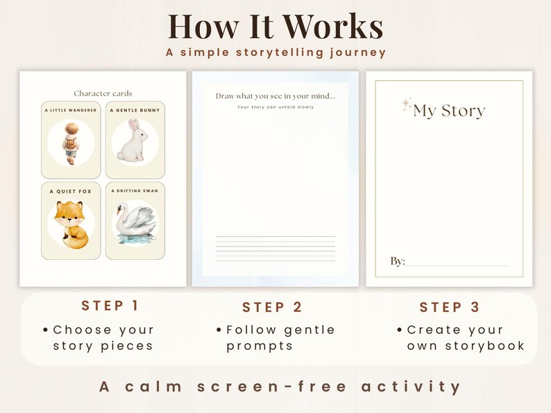Storytelling Printable for Kids, Creative Writing Activity, Story Dice ...
