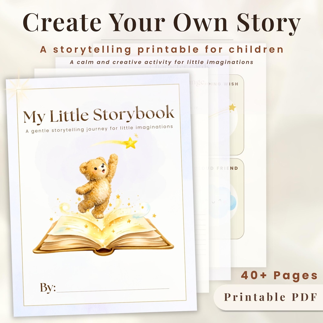 Storytelling Printable for Kids, Creative Writing Activity, Story Dice ...