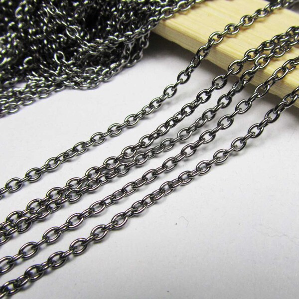 Gunmetal Chain - Etsy
