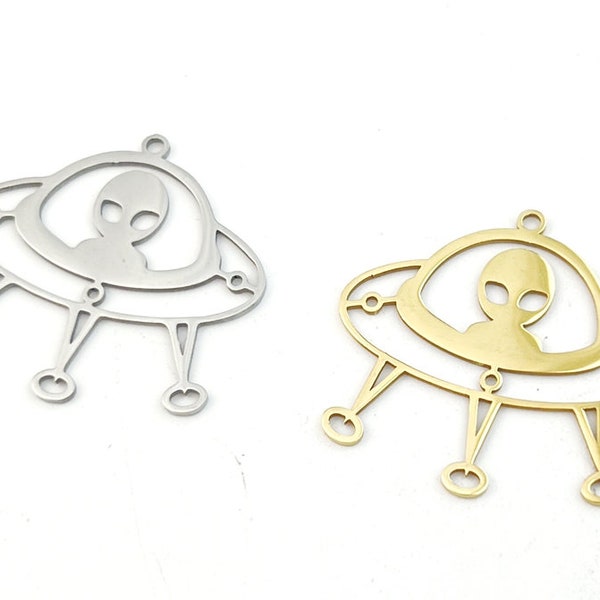 Alien Charm - Etsy