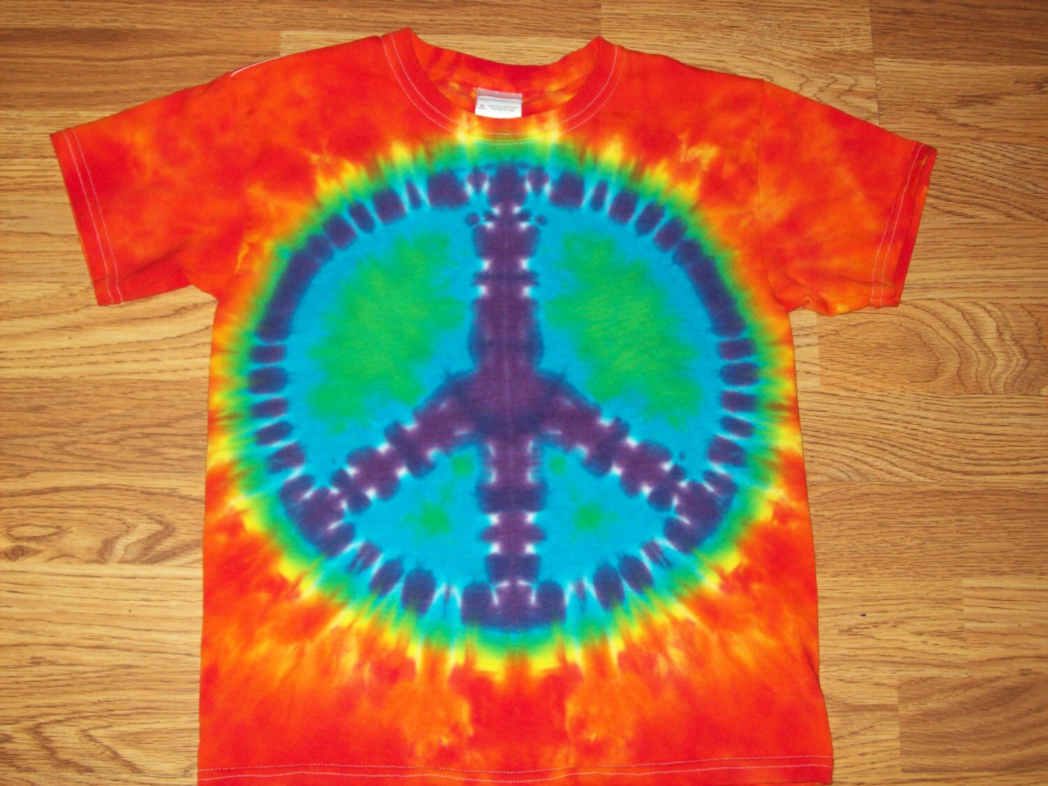 Peace Sign Tie Dye XS S M L XL 2X 3X 4X 5X 6X Kids Adult | Etsy