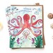 Octopus Wish Greeting Card - Octopus Birthday Card, Ocean Beach Sea ...