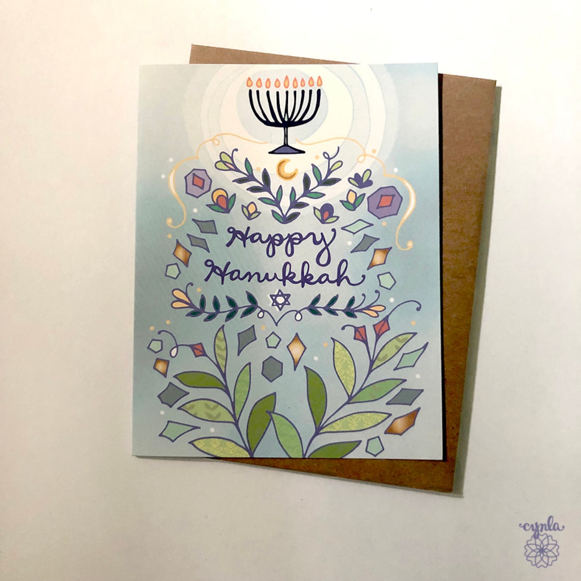 Hanukkah Card Hanukkah Light BOX of 8 Hanukkah Cards Happy - Etsy