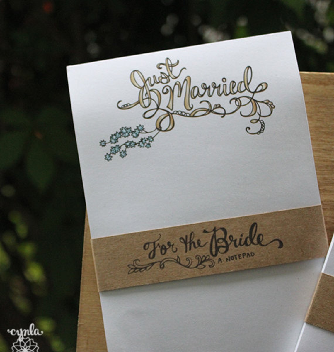 Happy Wedding Notepads I Do and Just Married Set of 2 - Etsy