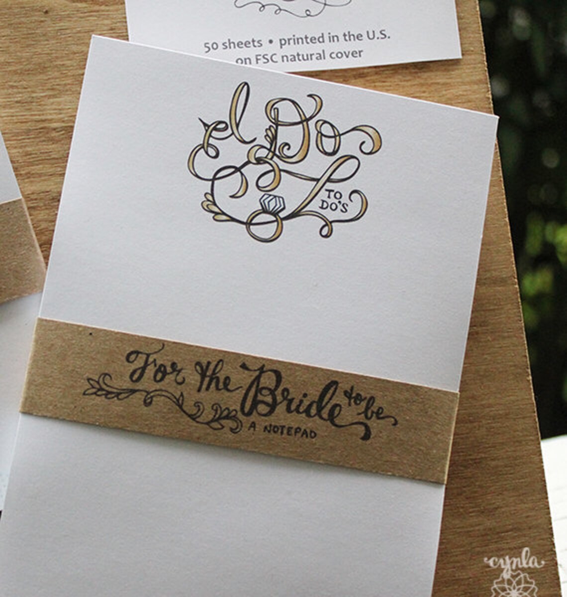 Happy Wedding Notepads I Do and Just Married Set of 2 | Etsy