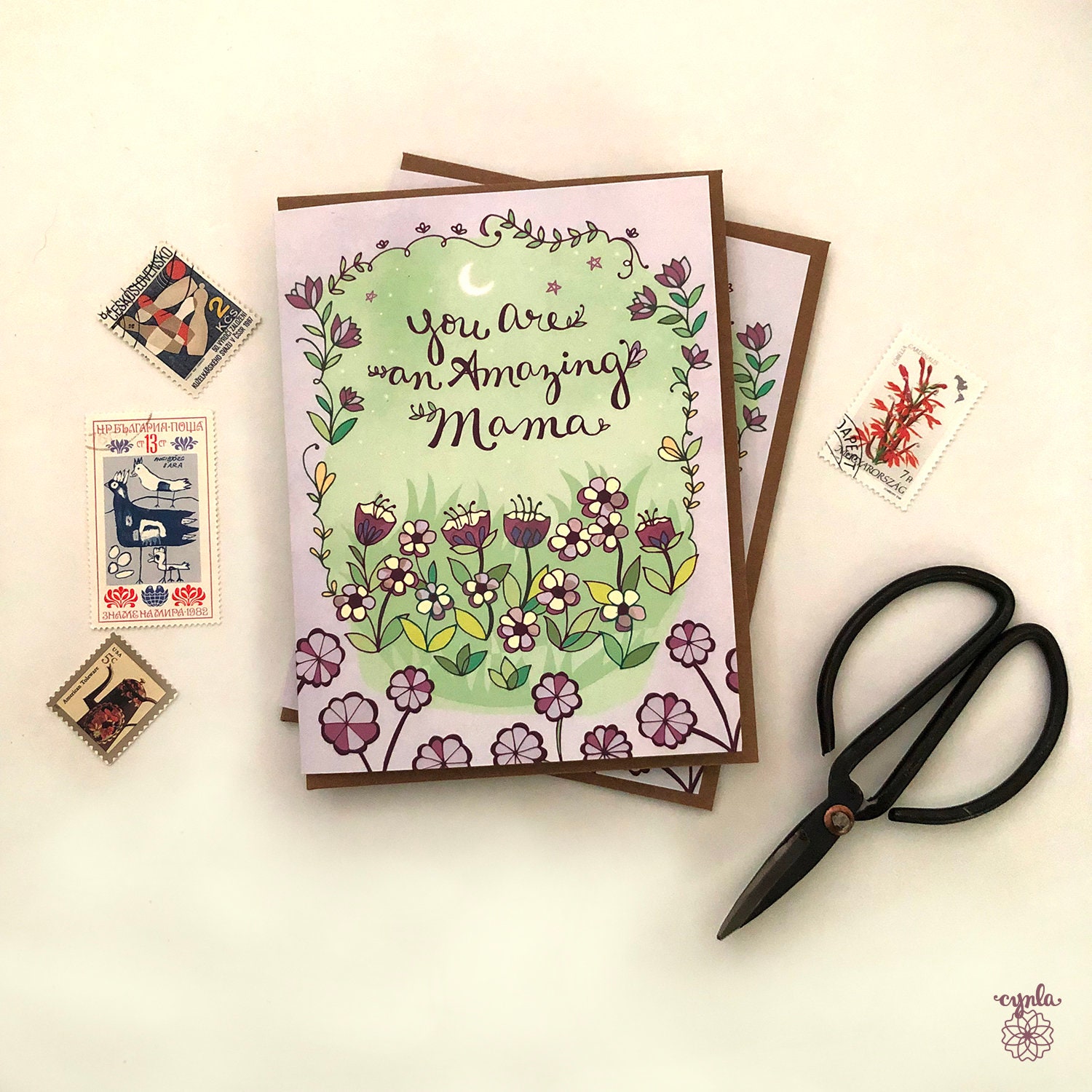 Amazing Mama Card Mothers Day Card Greeting Cards Mom - Etsy