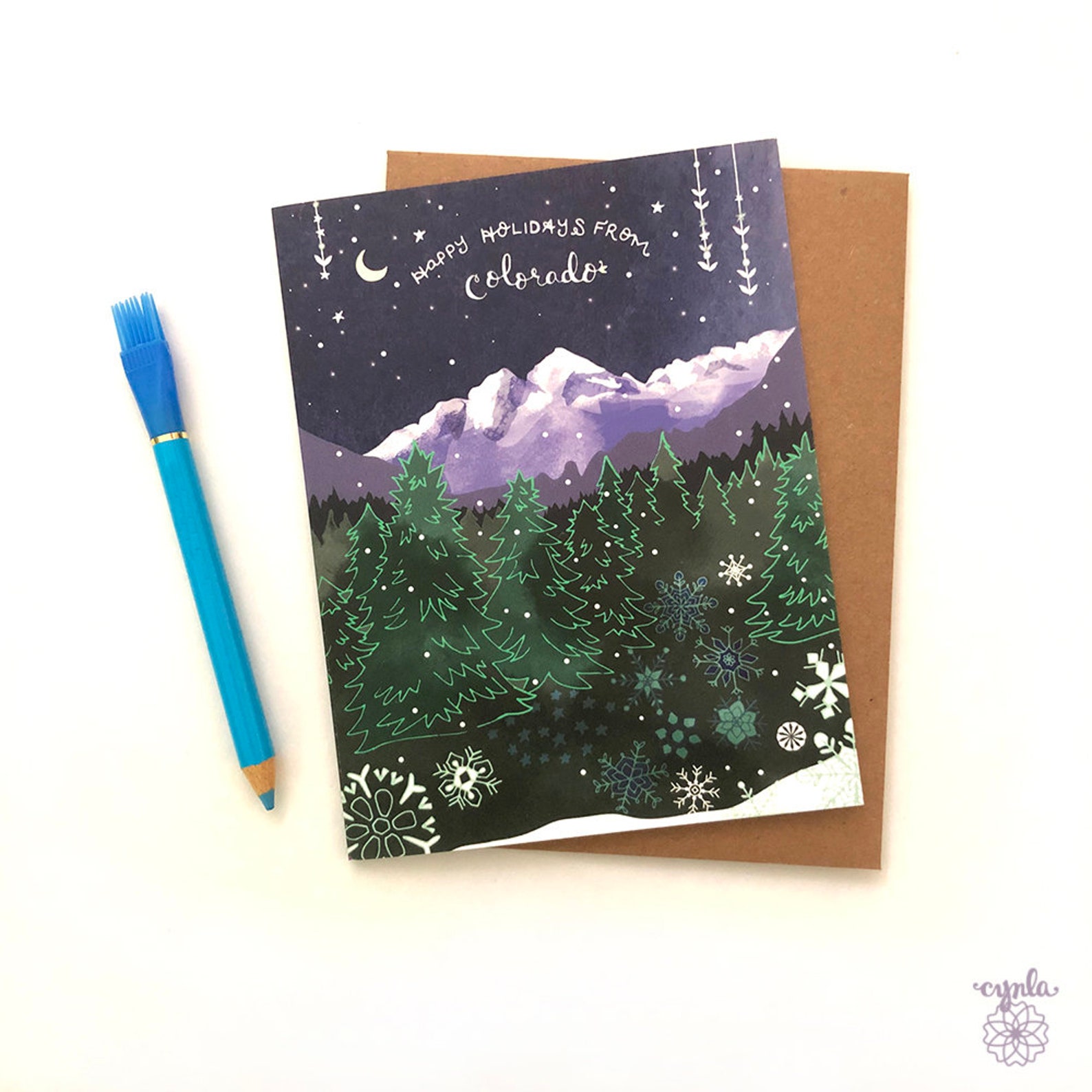 Colorado Holiday Cards BOXED SETS - Christmas Colorado Greeting Card ...