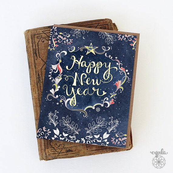 New Year Greeting Card